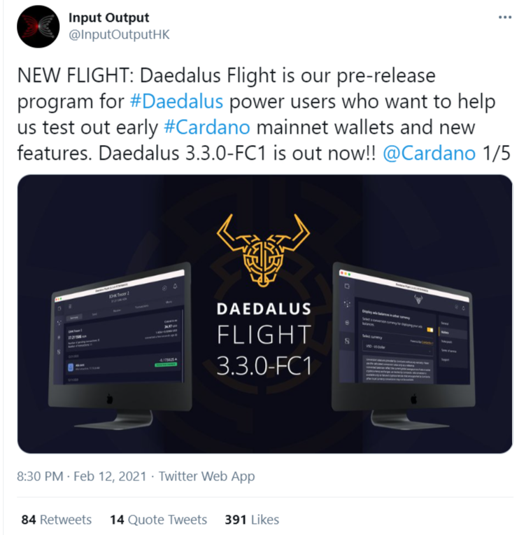 Cardano (ADA) Announces $1,000,000 Funding for Project Catalyst New Stage, Upgrades Daedalus ...