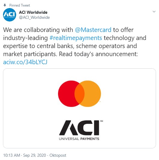 Ripple Partner ACI Worldwide Teams Up with Mastercard to Create New ...
