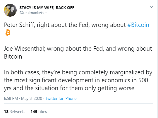 Peter Schiff, Joe Wiesenthal Being Completely Marginalized by Bitcoin ...