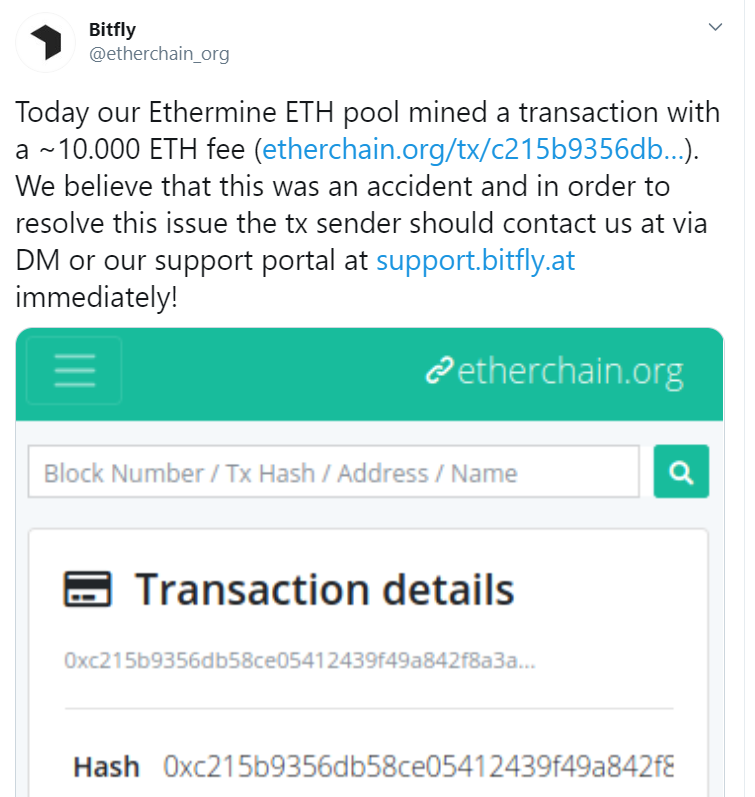 New Transaction With $539K Fee Spotted on Ethereum Blockchain. Hack or ...
