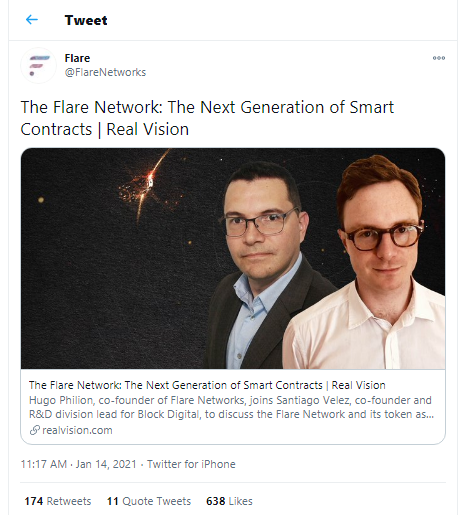 Flare Networks CEO Hugo Philion: Spark (FLR) Not to Be Security - U.Today