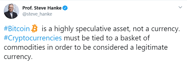 Professor Steve Hanke Explains How Crypto Can Become Legitimate ...
