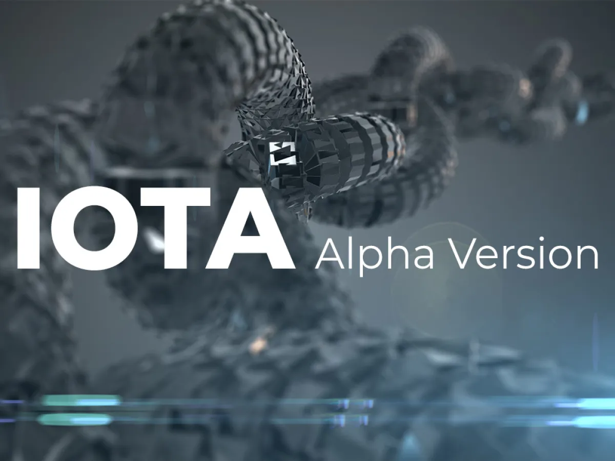 IOTA Announces Final Alpha Version of Its Solution for Decentralized ...