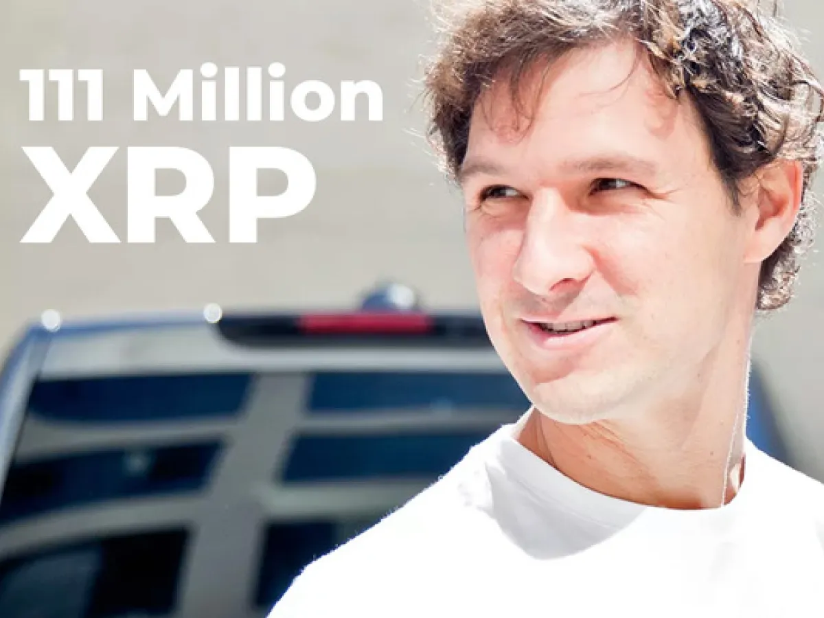 Jed McCaleb Moves 111 Million XRP in the Last Week, Receives 442 ...