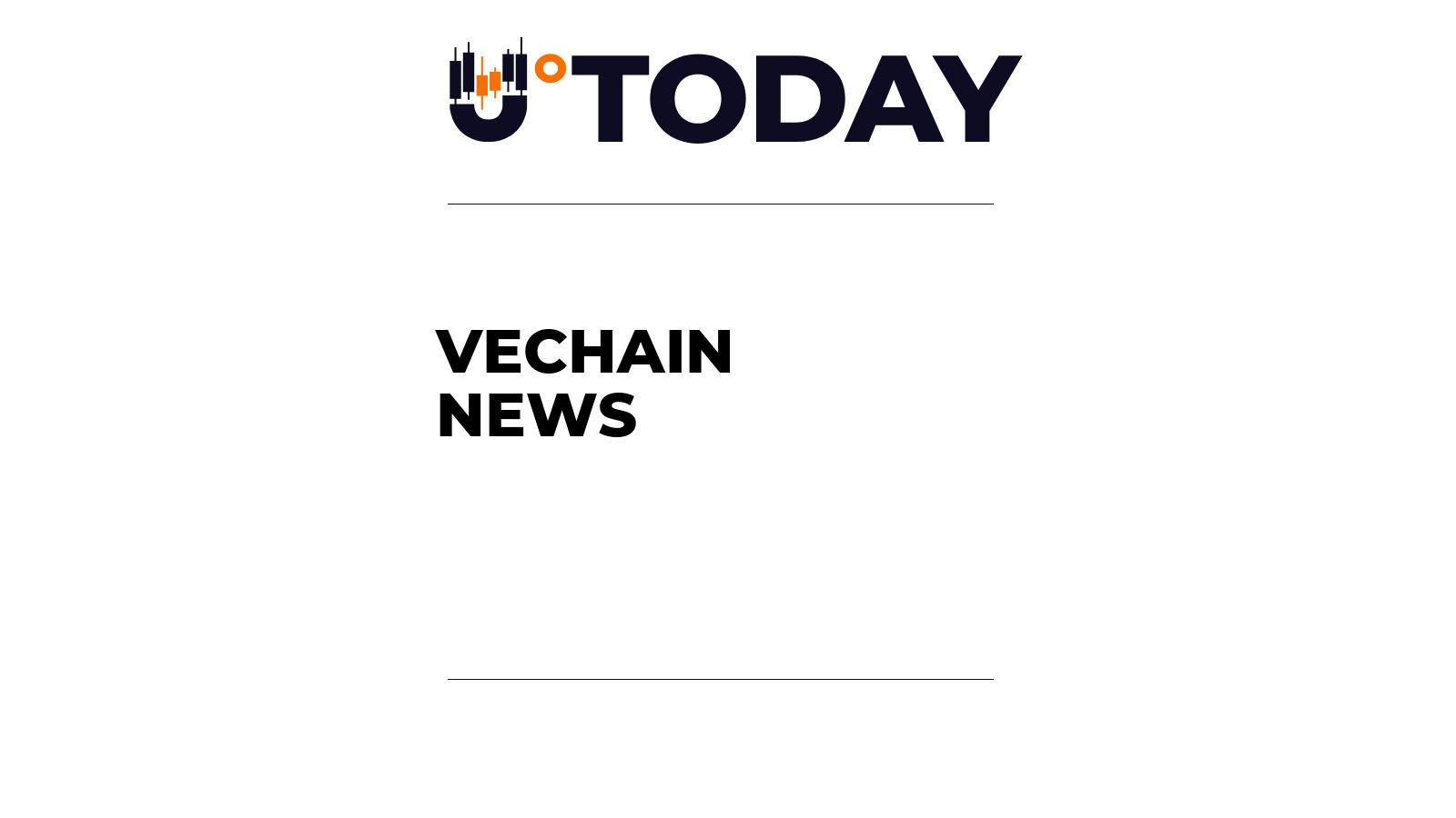 VeChain VET Coin Latest News on U Today