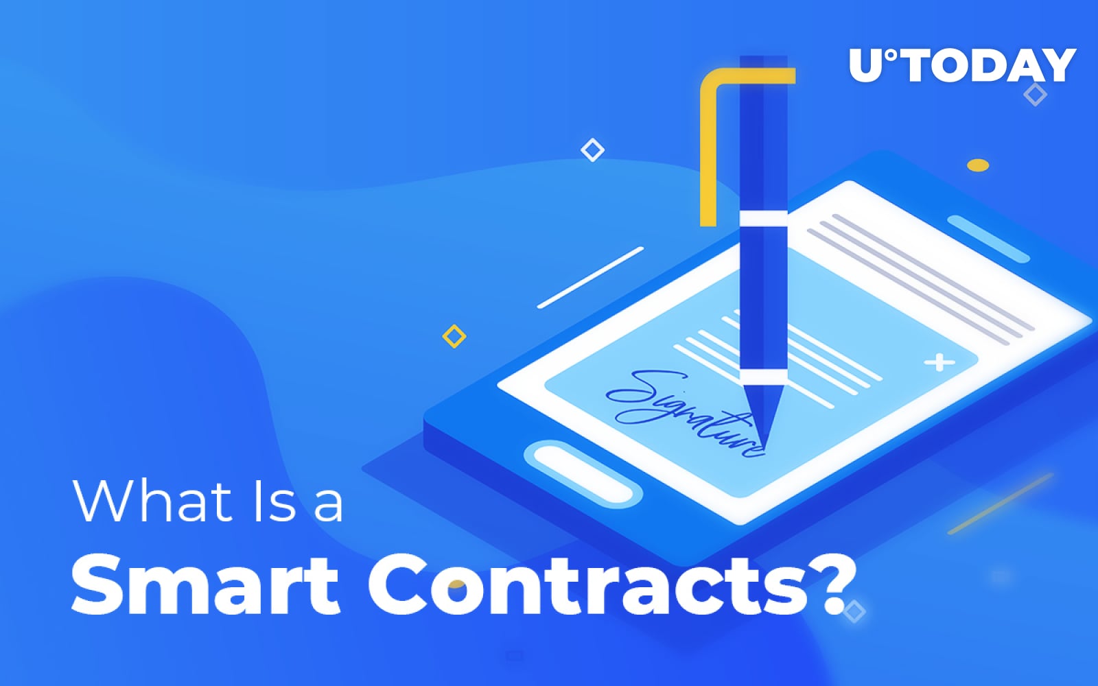 What Is a Smart Contract? Smart Contracts Explained for Beginners - U.Today