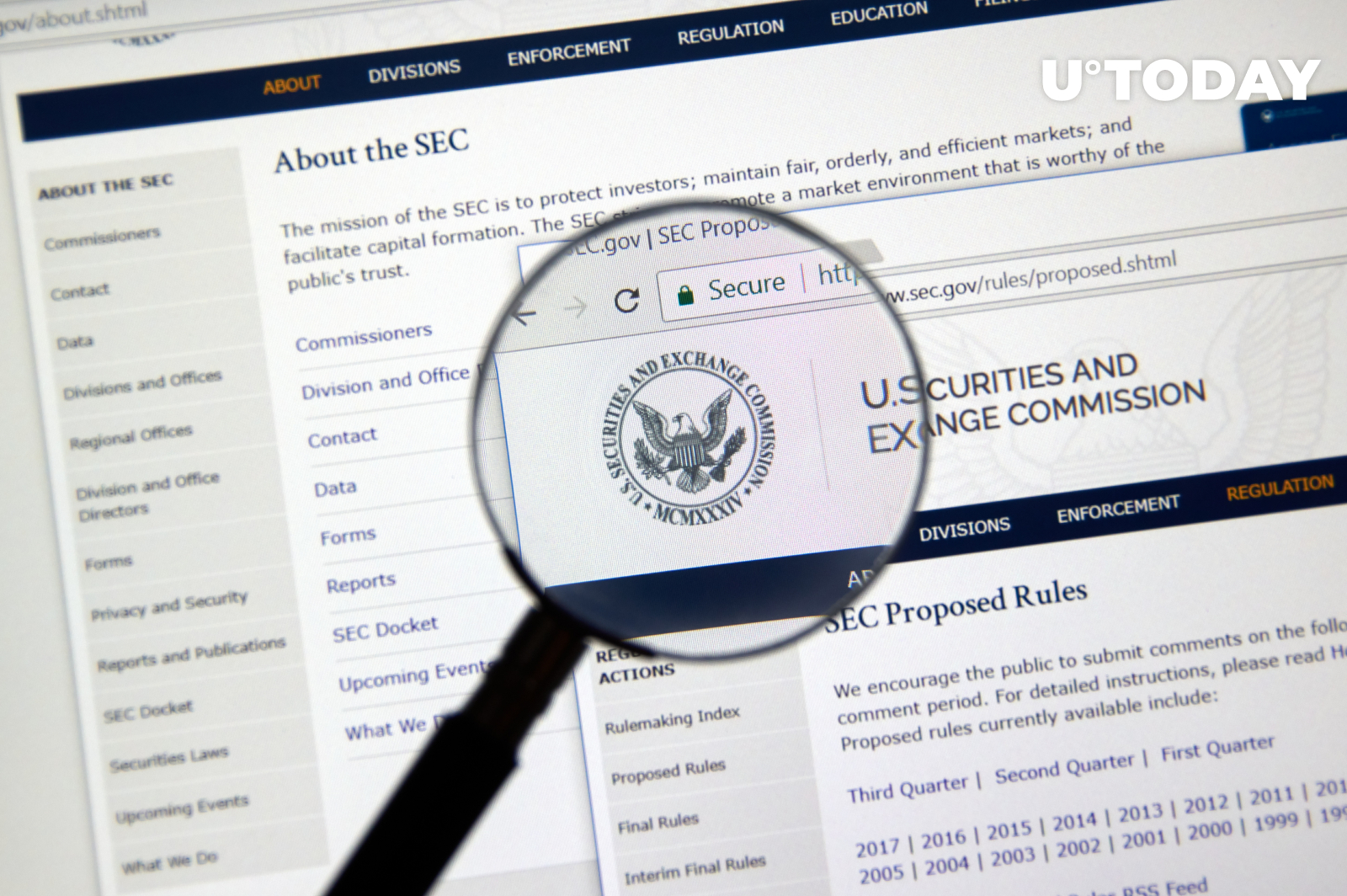SEC Issues Statement Regarding Digital Asset Custody - U.Today