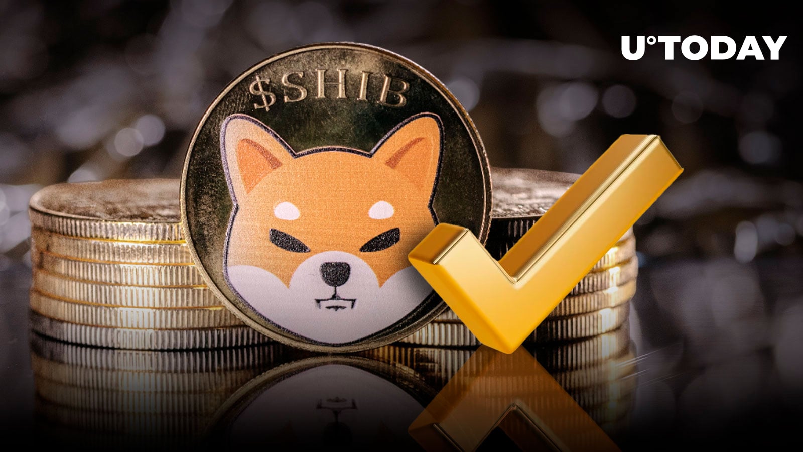 Shiba Inu Account Sports New Gold Check Mark - U.Today