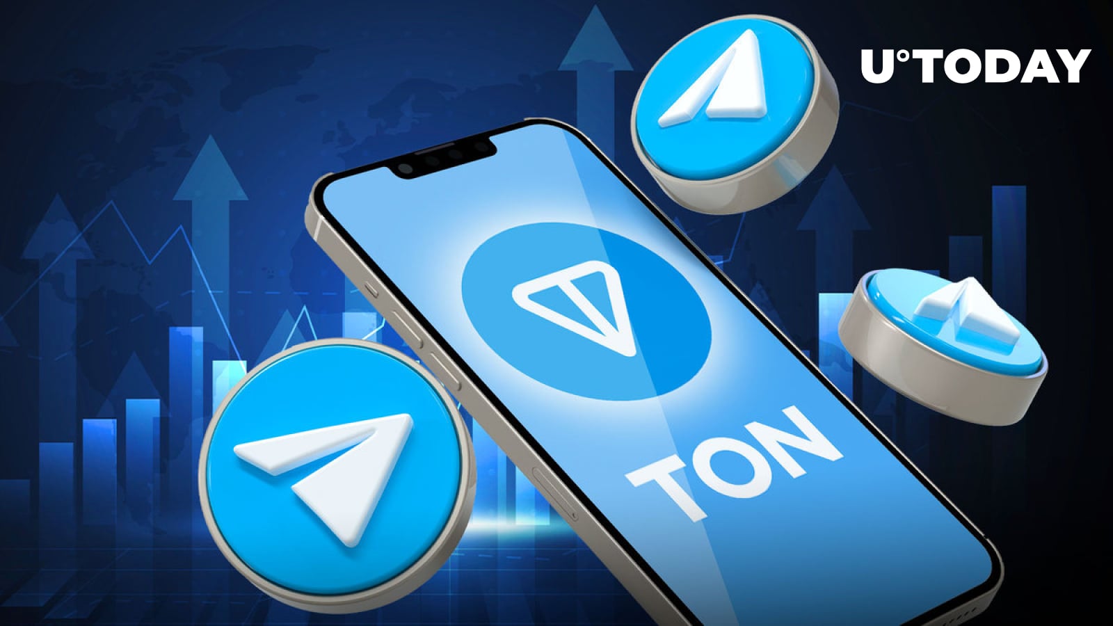 TON Token Skyrockets 17% Amid Telegram Reaching 900 Million Users - U.Today