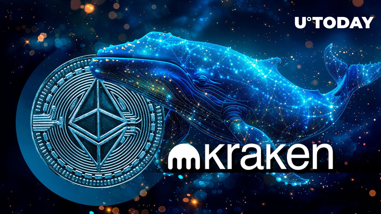 Ancient ETH Whale Wakes Up, Moves Money to Kraken - U.Today