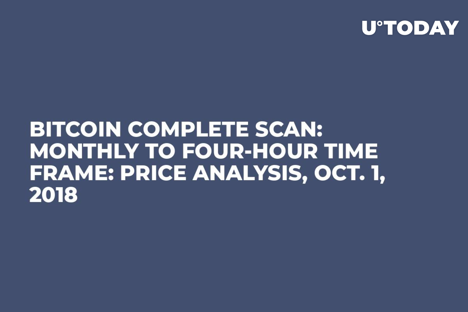 Bitcoin Complete Scan: Monthly to Four-Hour Time Frame: Price Analysis ...