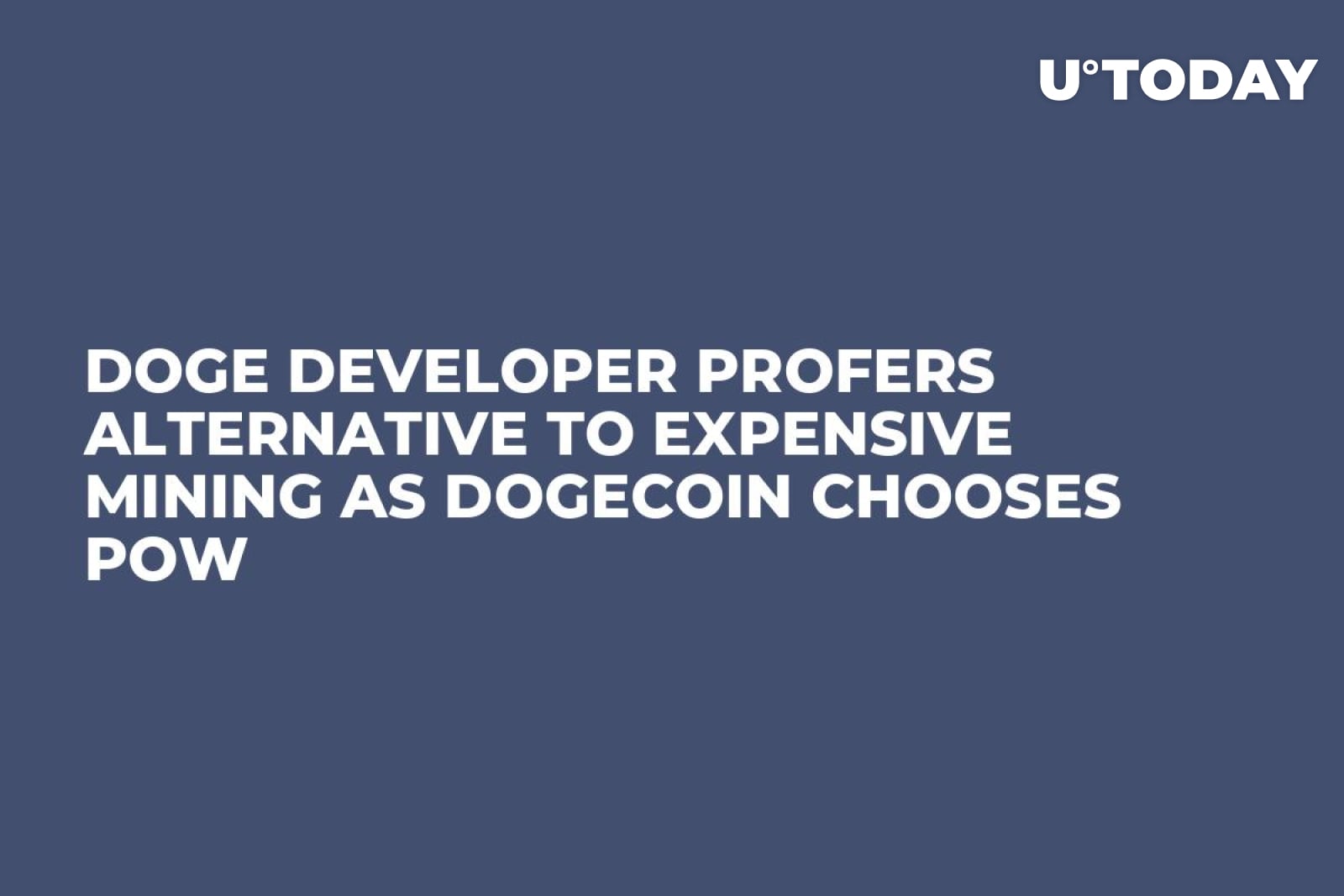 Doge Developer Profers Alternative to Expensive Mining as Dogecoin ...
