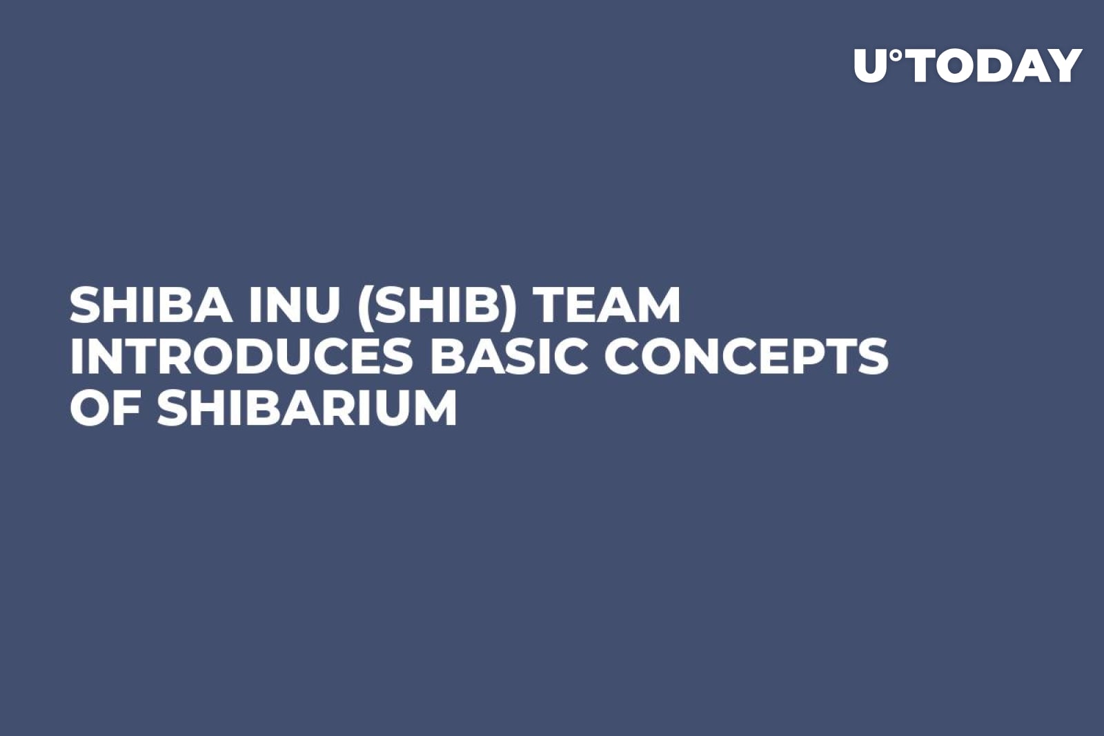 Shiba Inu (SHIB) Team Introduces Basic Concepts of Shibarium - U.Today