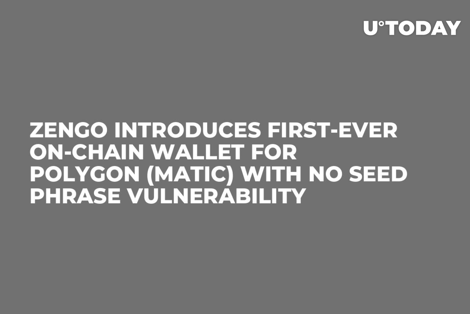 ZenGo Introduces First-Ever On-Chain Wallet for Polygon (MATIC) with No ...