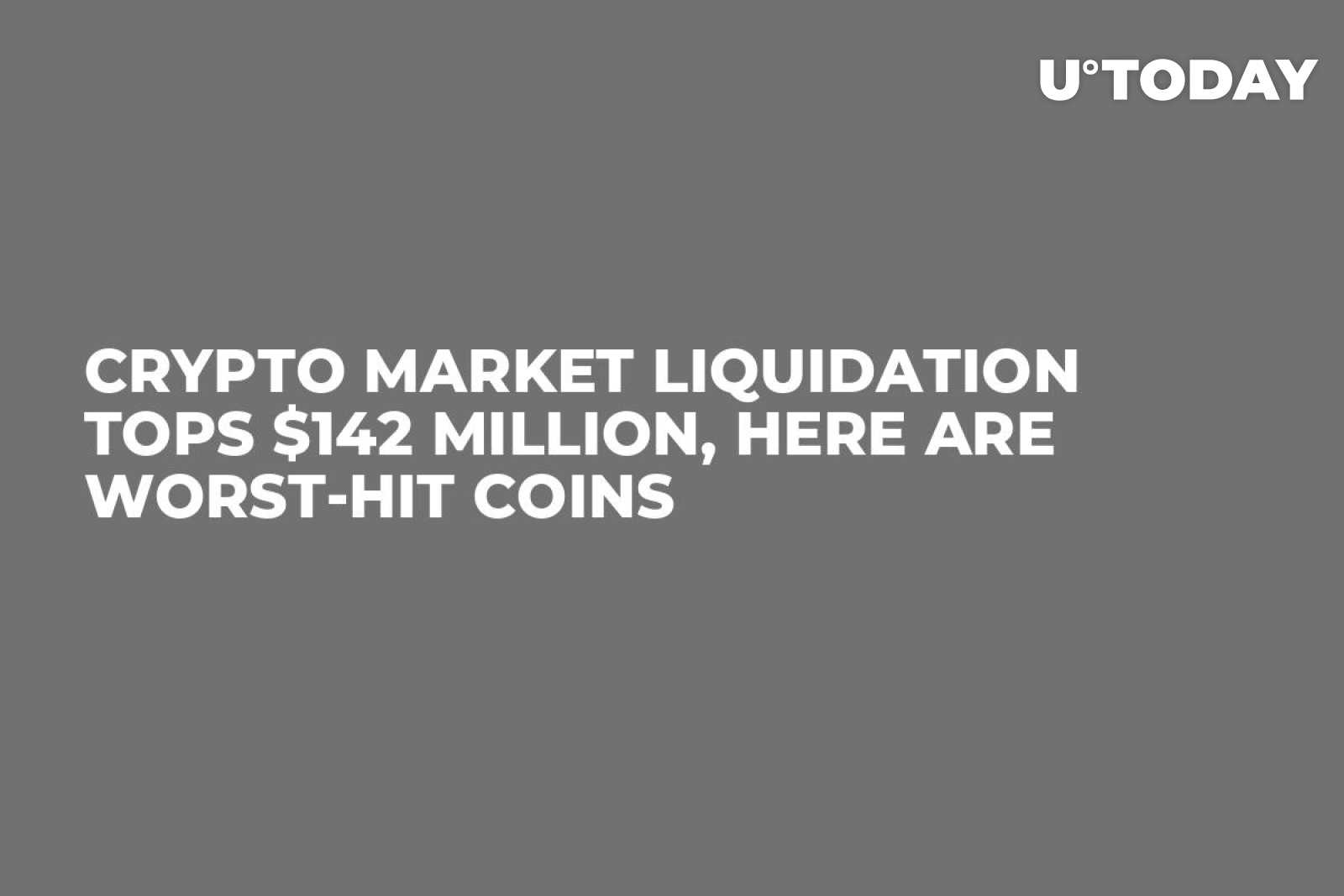 Crypto Market Liquidation Tops $142 Million, Here Are Worst-Hit Coins ...