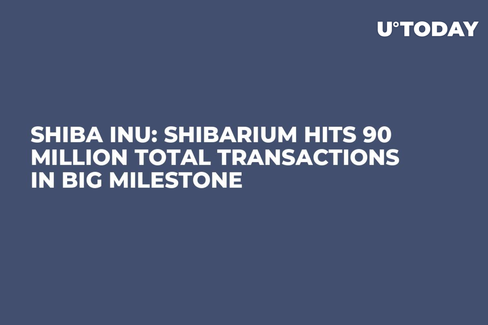 Shiba Inu: Shibarium Hits 90 Million Total Transactions in Big ...