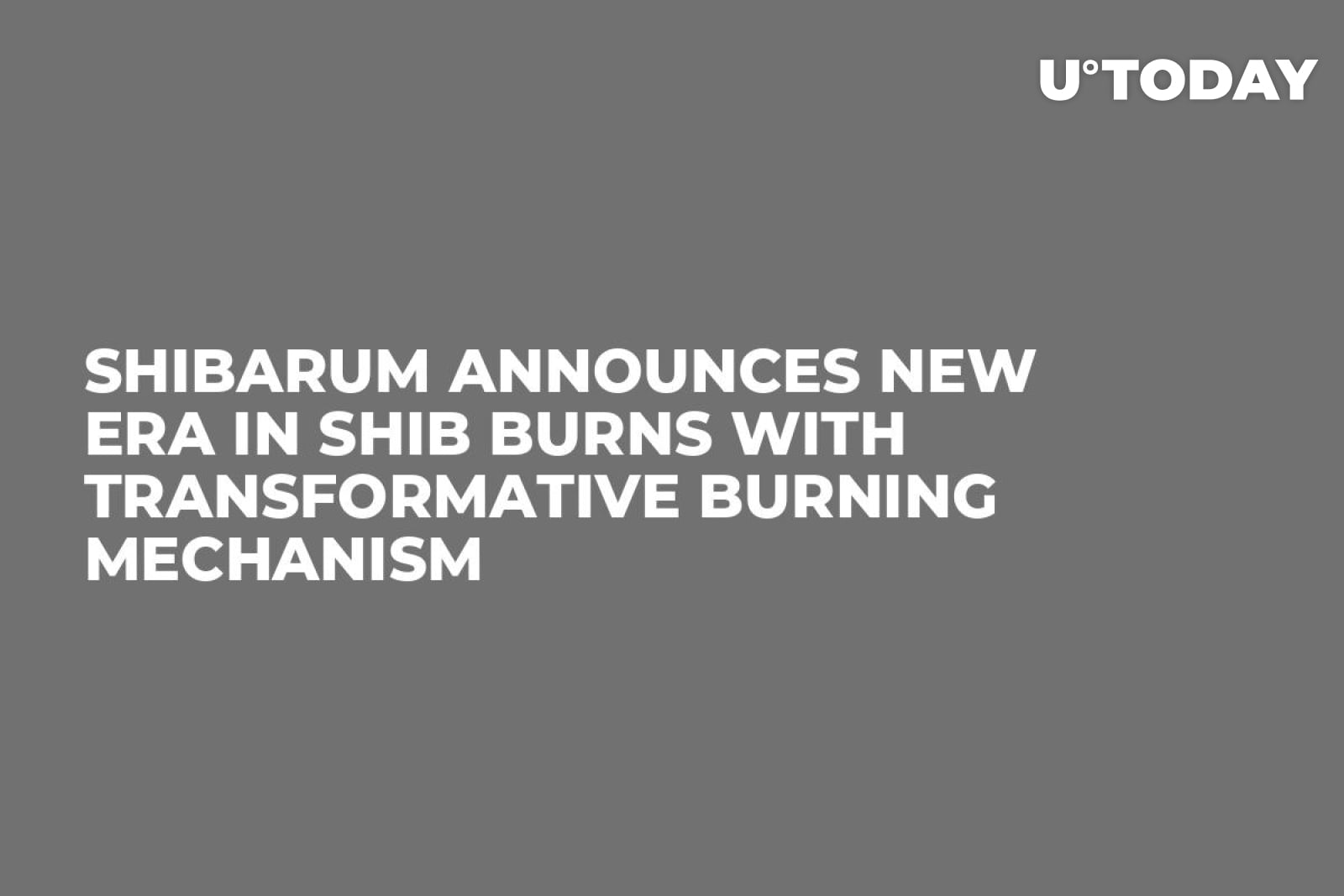 Shibarum Announces New Era in SHIB Burns With Transformative Burning ...