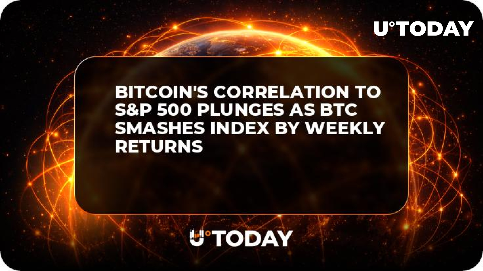 Bitcoin's Correlation to S&P 500 Plunges as BTC Smashes Index by Weekly ...