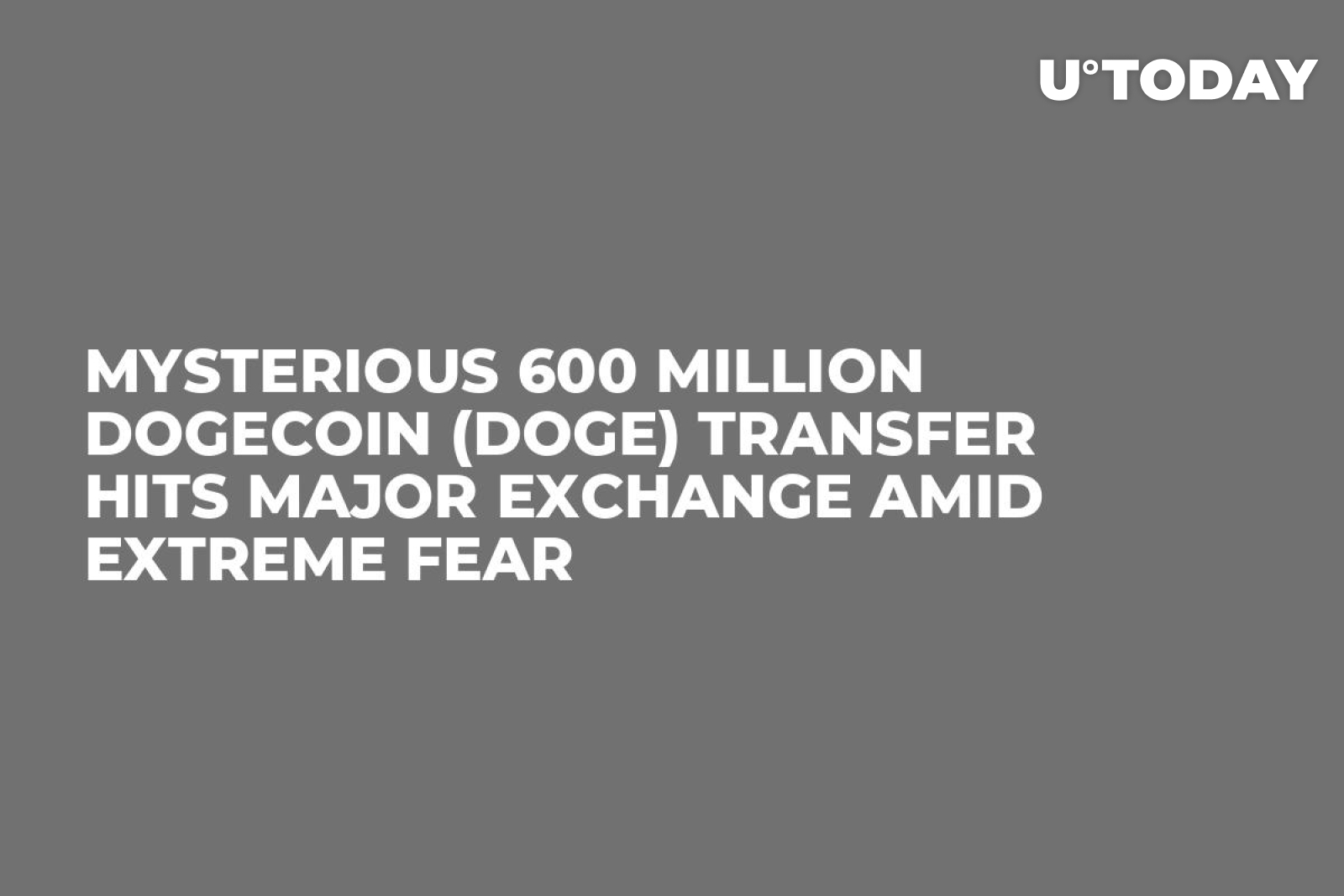 Mysterious 600 Million Dogecoin (DOGE) Transfer Hits Major Exchange ...