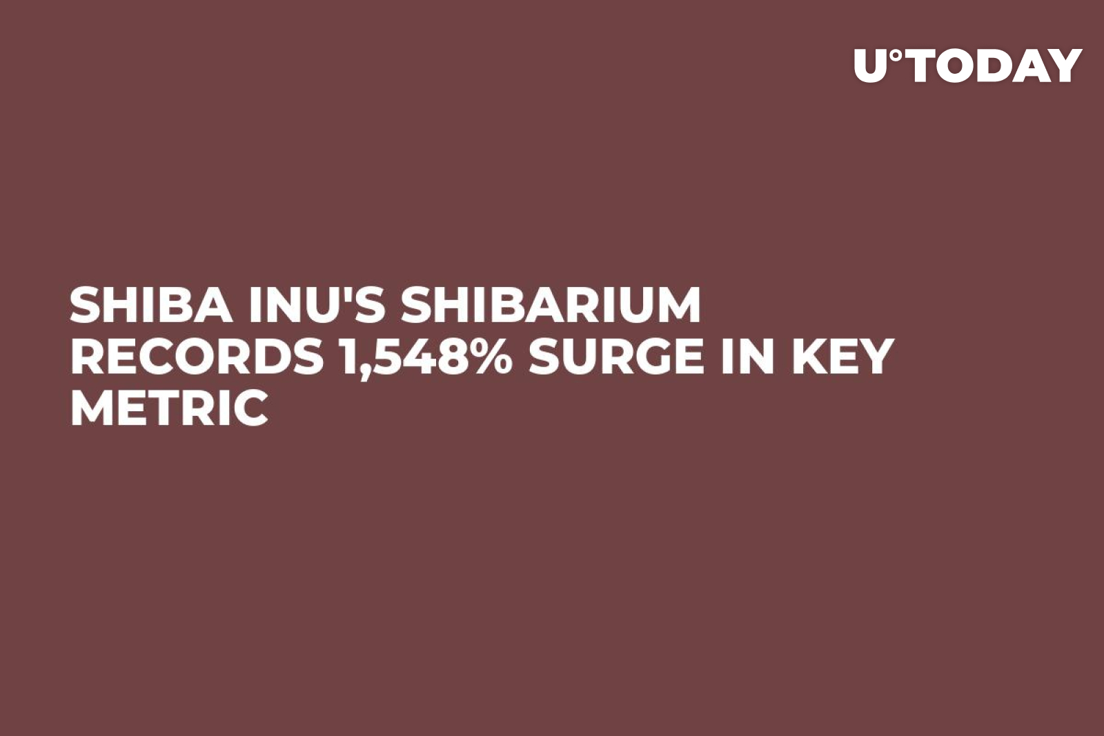 Shiba Inu's Shibarium Records 1,548% Surge in Key Metric - U.Today