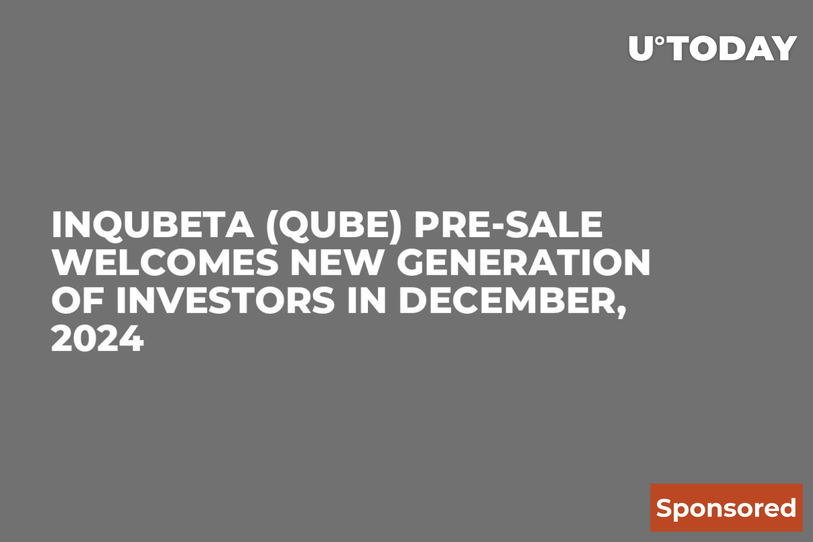 InQubeta (QUBE) Pre-Sale Welcomes New Generation of Investors in ...