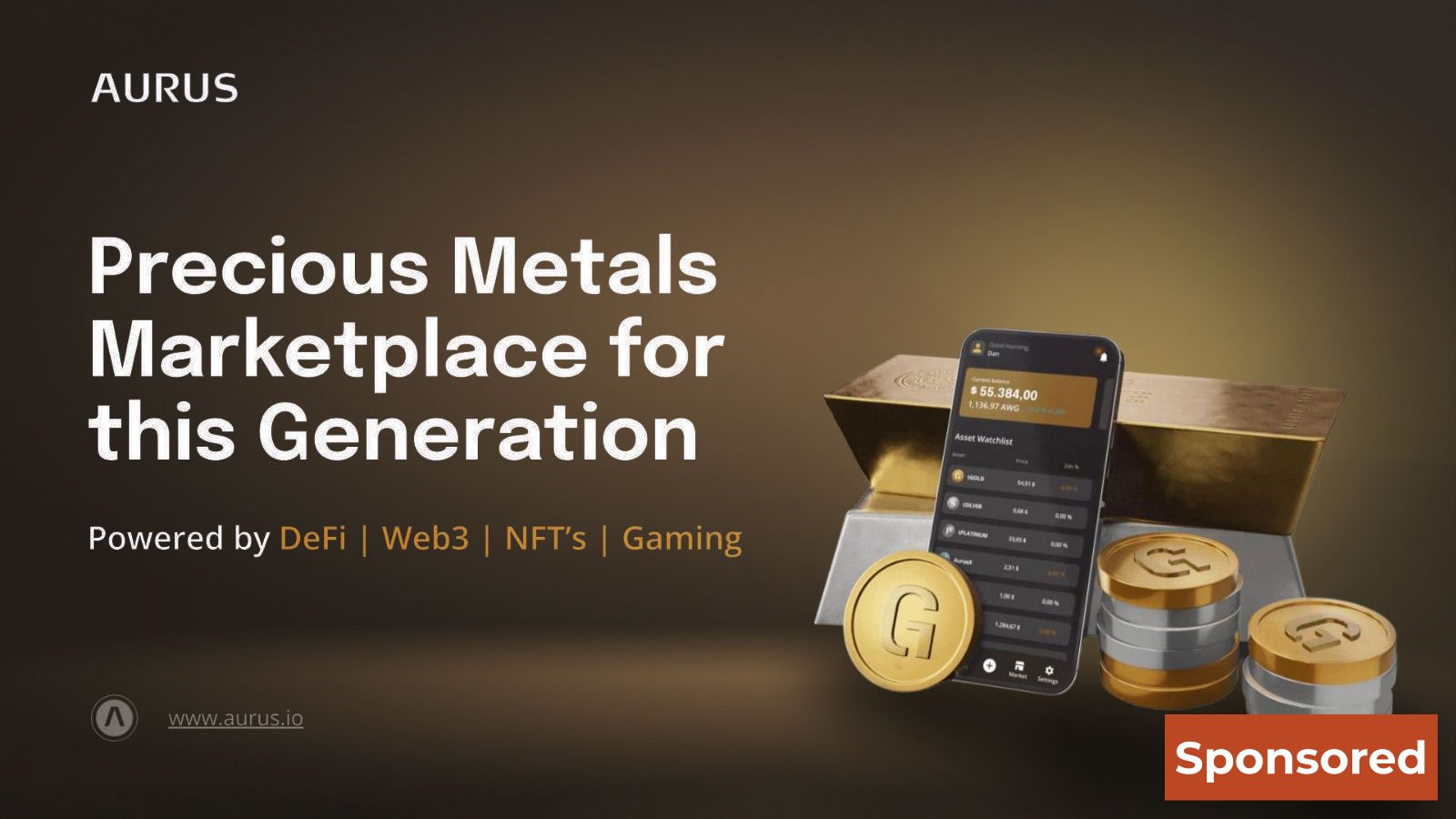Introducing Aurus, New Standard for Tokenized Precious Metals Introducing Aurus, New Standard for Tokenized Precious Metals