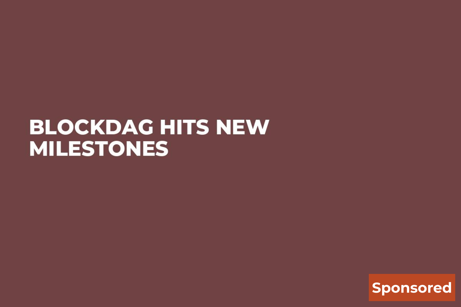 BlockDAG Hits New Milestones - U.Today