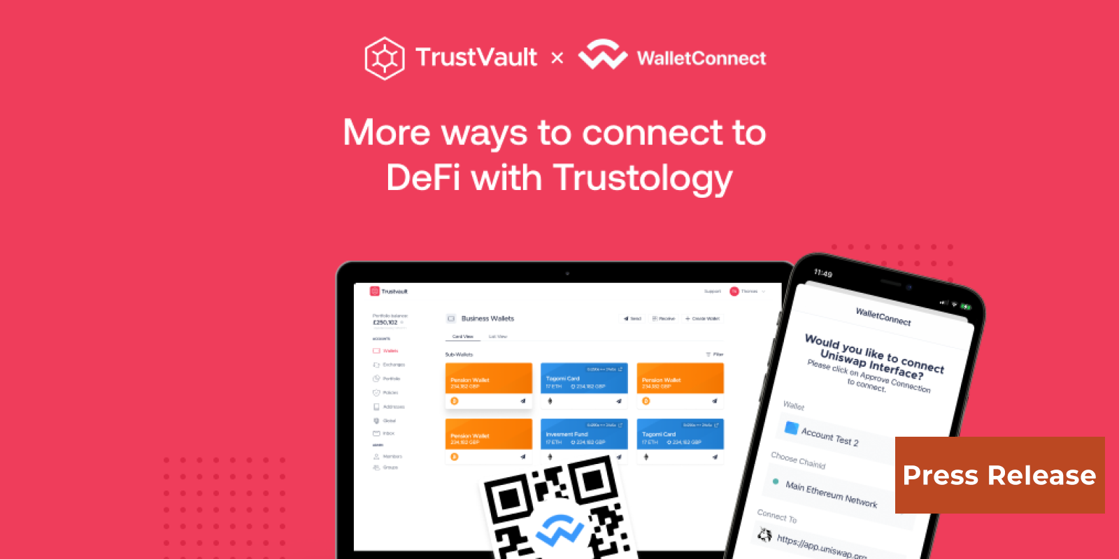 Crypto Custodian Trustology integrates WalletConnect Giving Individuals ...