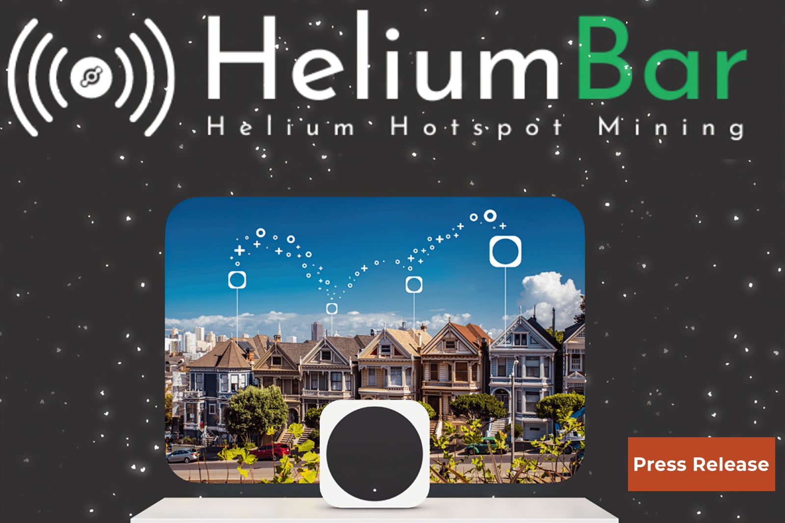 Helium Hotspot Miner - Mining With Helium Bar