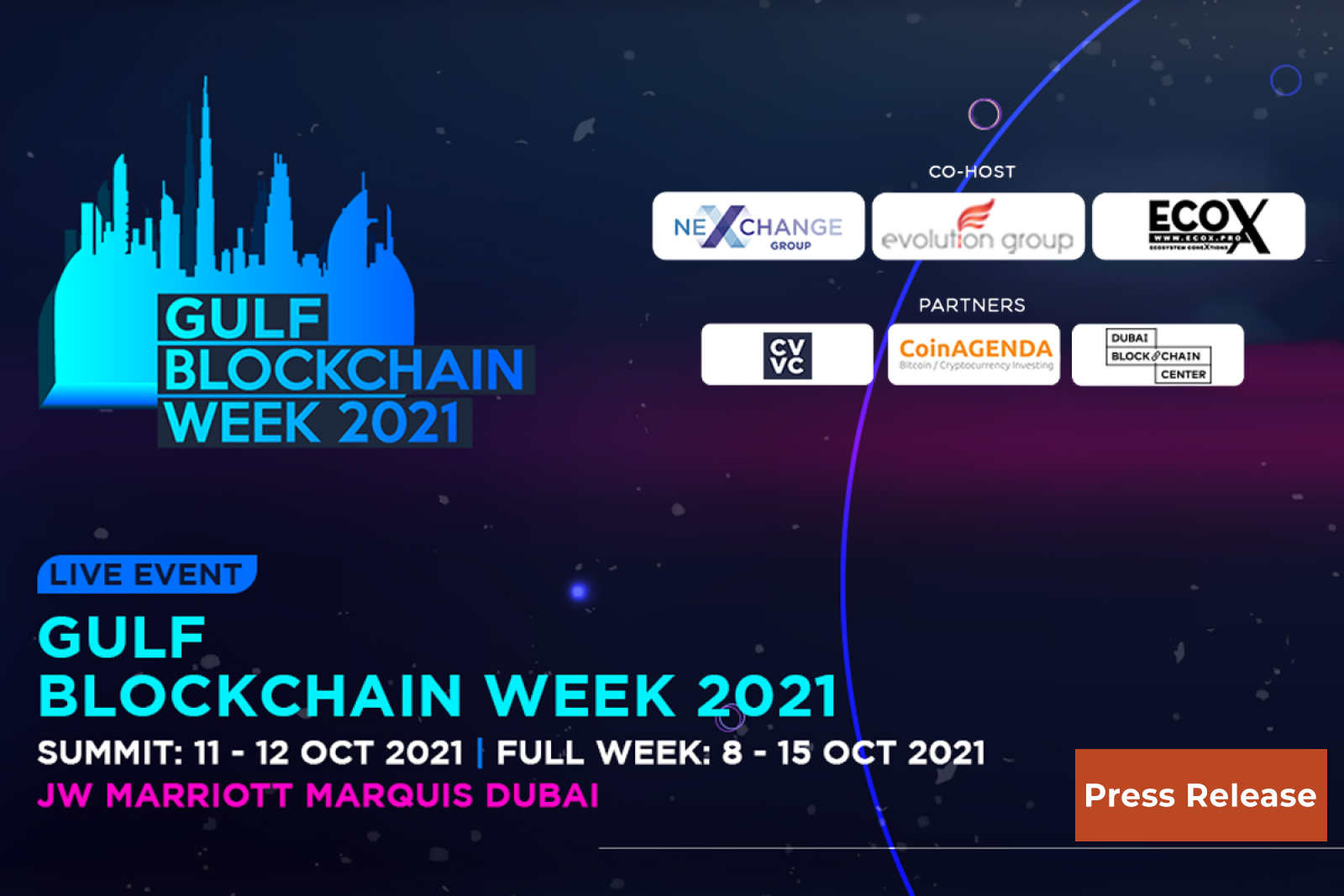 Gulf Blockchain Week 2021 to Showcase Region’s Best Blockchain Practices