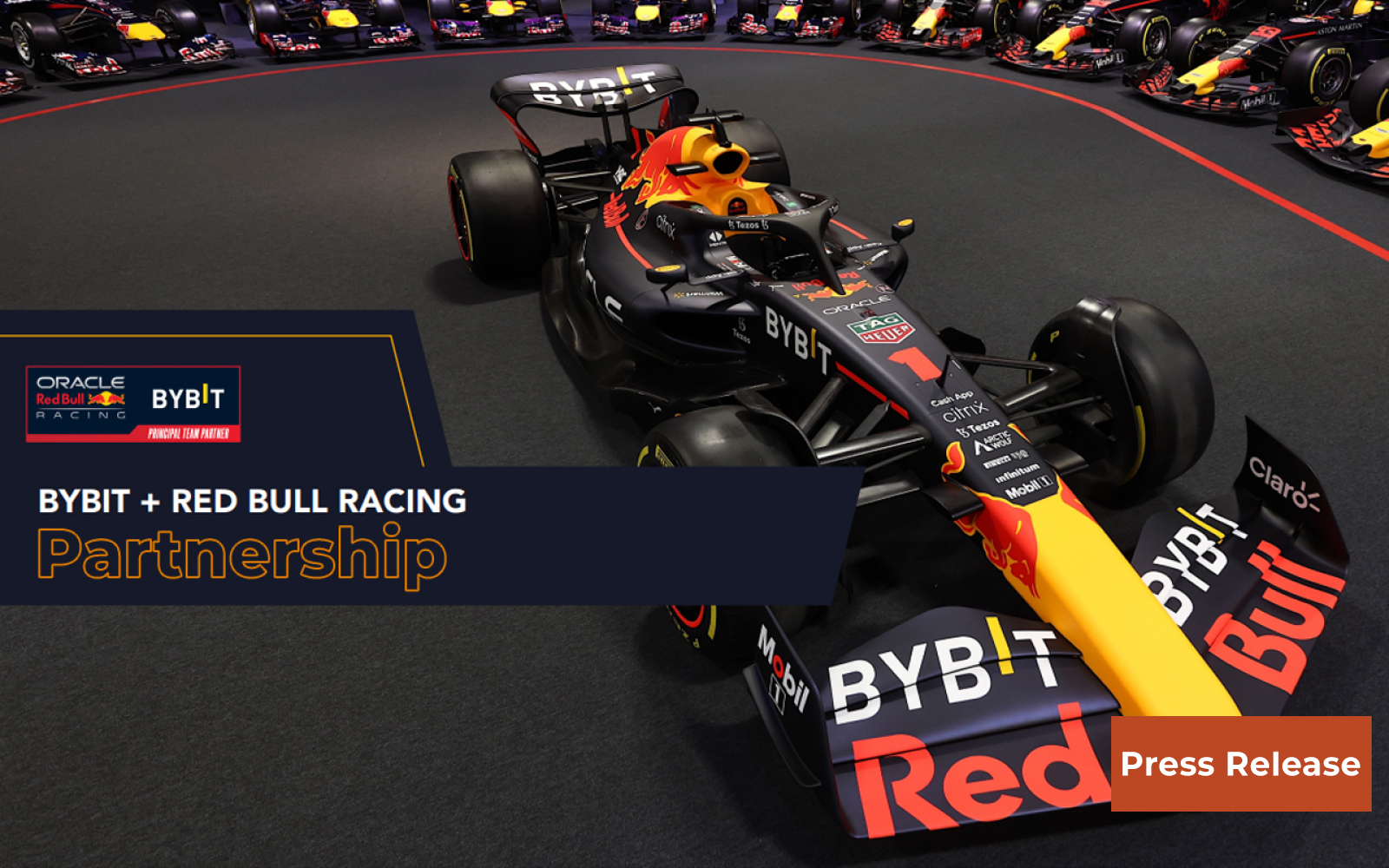 Oracle Red Bull Racing Trades Up to the Next Level as Bybit Join the Charge