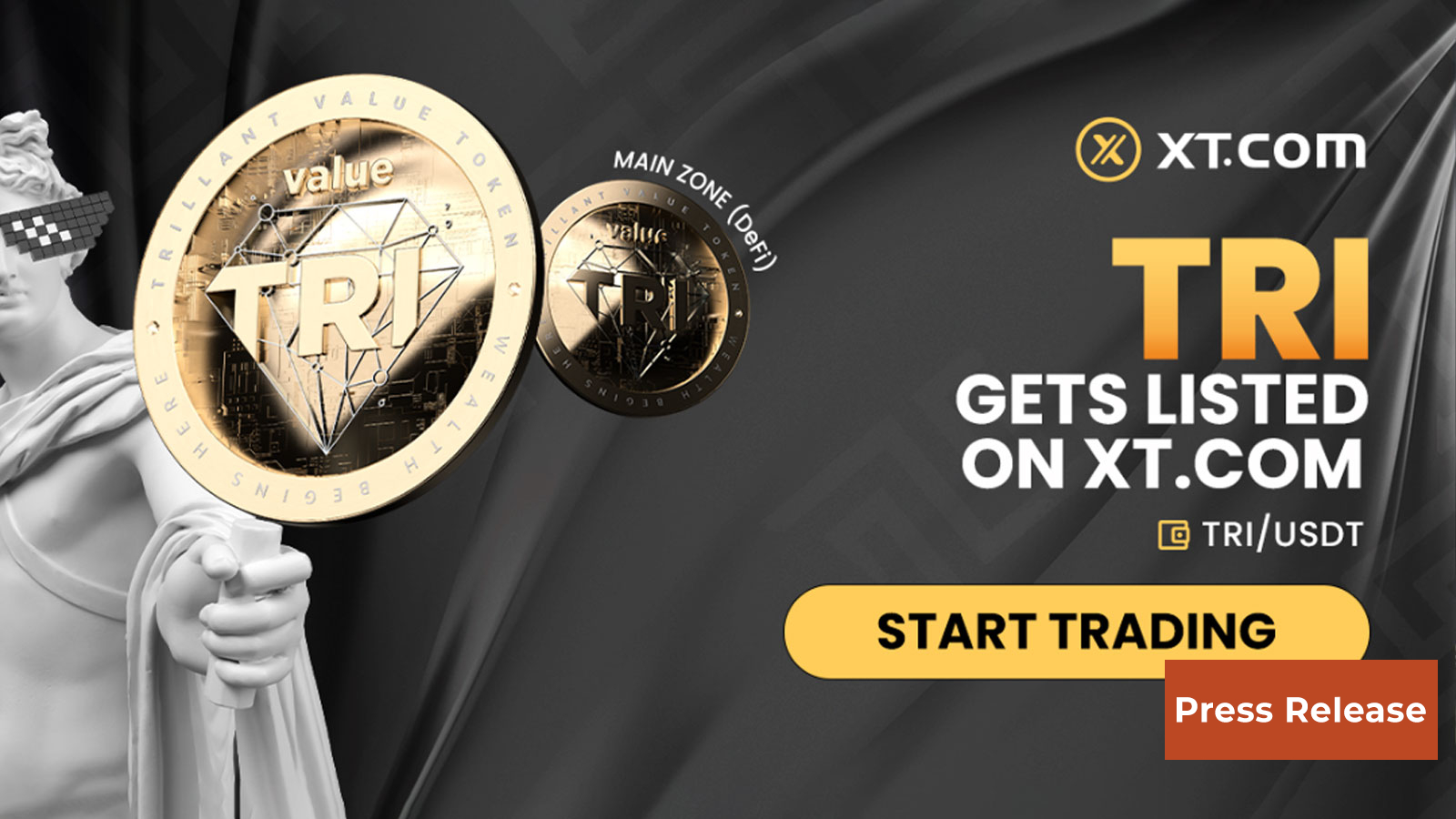 XT.COM Lists TRI in Its Main Zone