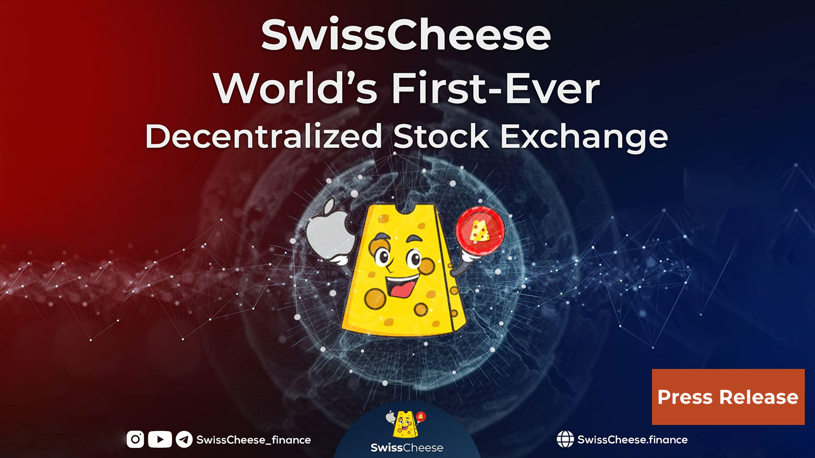 Swisscheese - World’s First-Ever Decentralized Stock Exchange