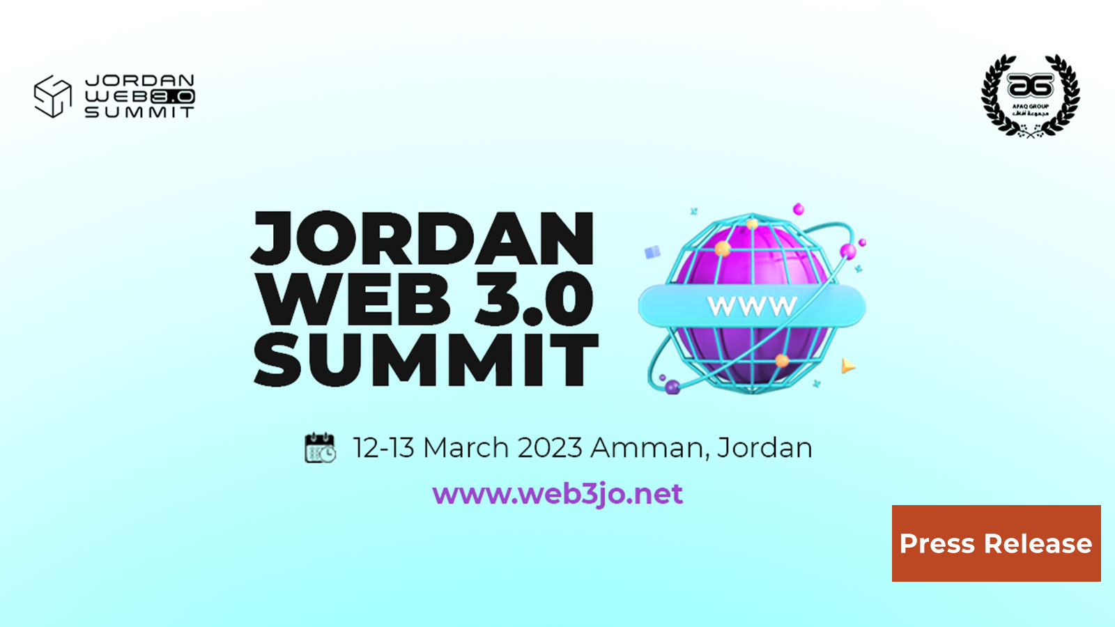 Jordan Web 3.0 Summit to Take Place on March 12-13, 2023
