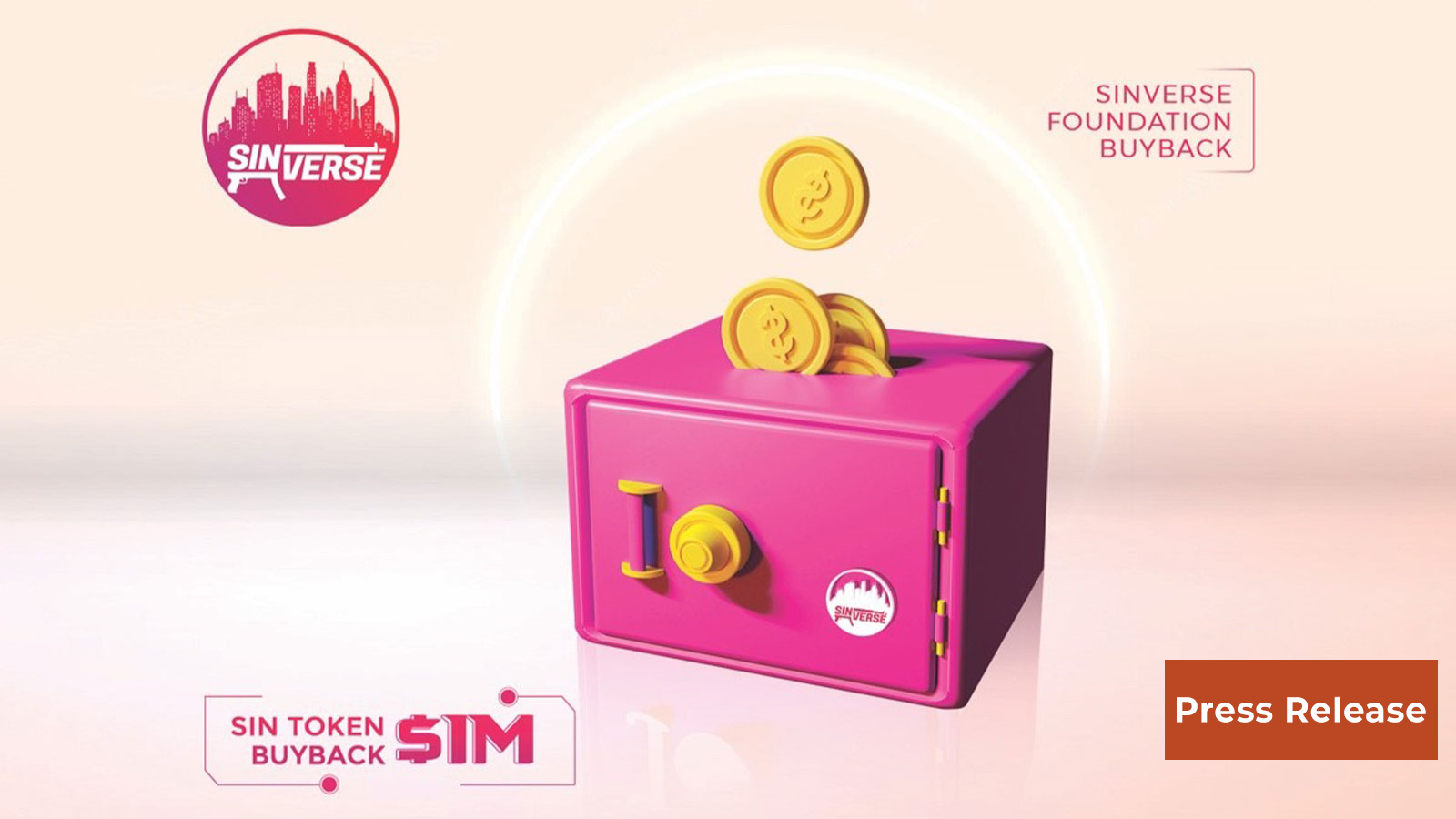 SinVerse Studios Announces $1 Million Buyback Program for the SIN Token