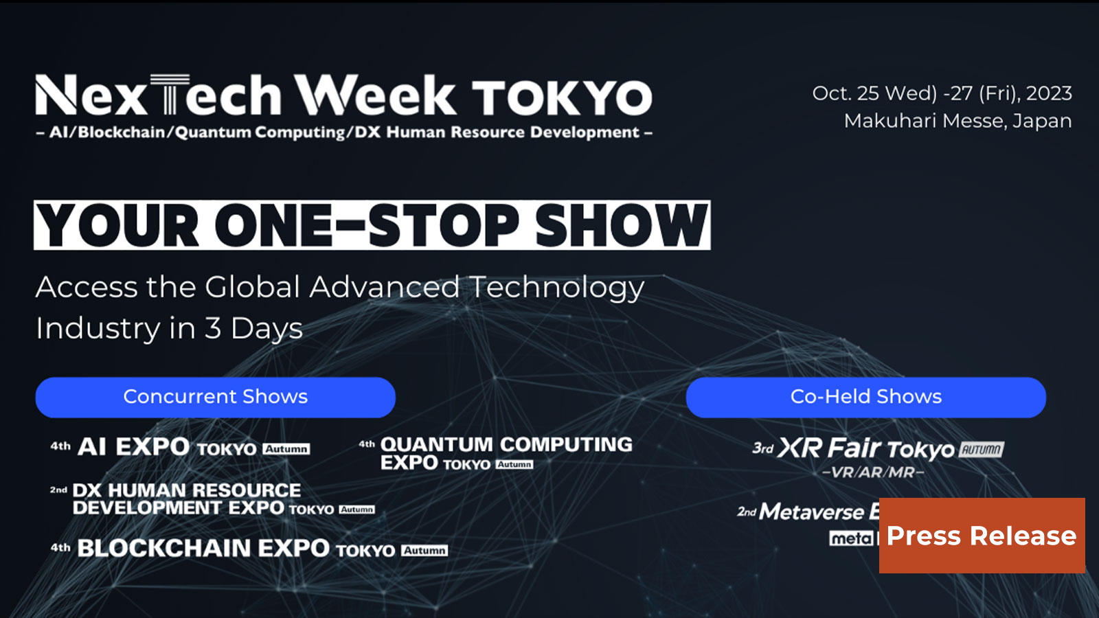 Japan's Premier Tech Exhibition, NexTech Week Tokyo Marks a Spectacular ...