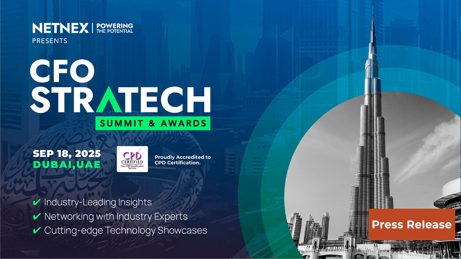 CFO StraTech 2025 Dubai, UAE September 18, 2025