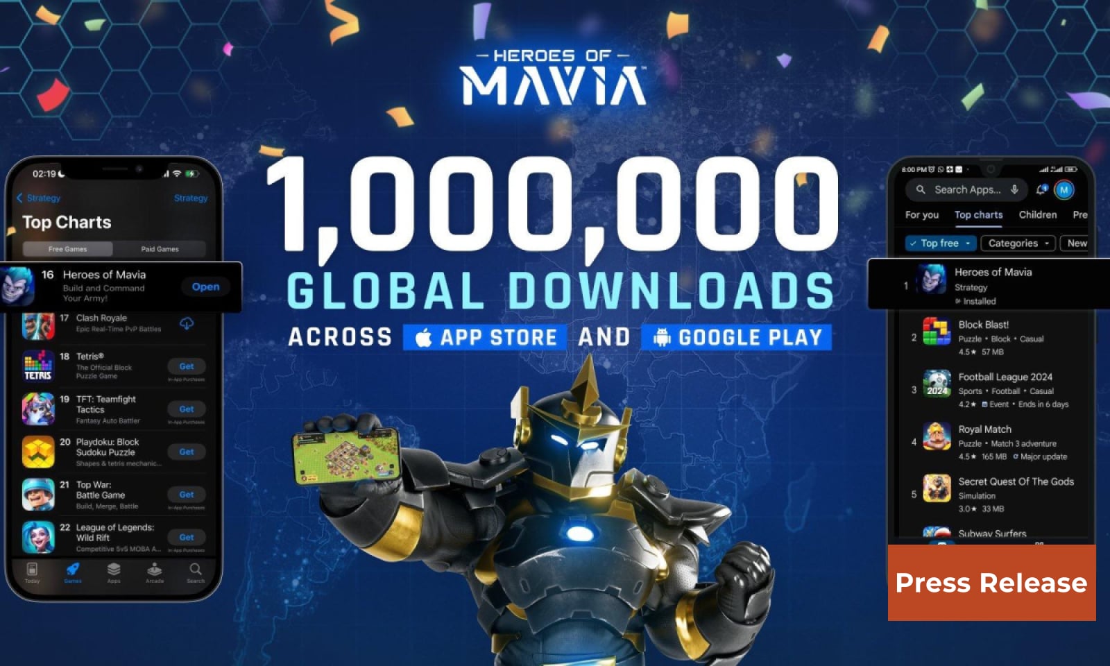 Heroes of Mavia Surpasses 1 Million Downloads, Dominates Global App ...
