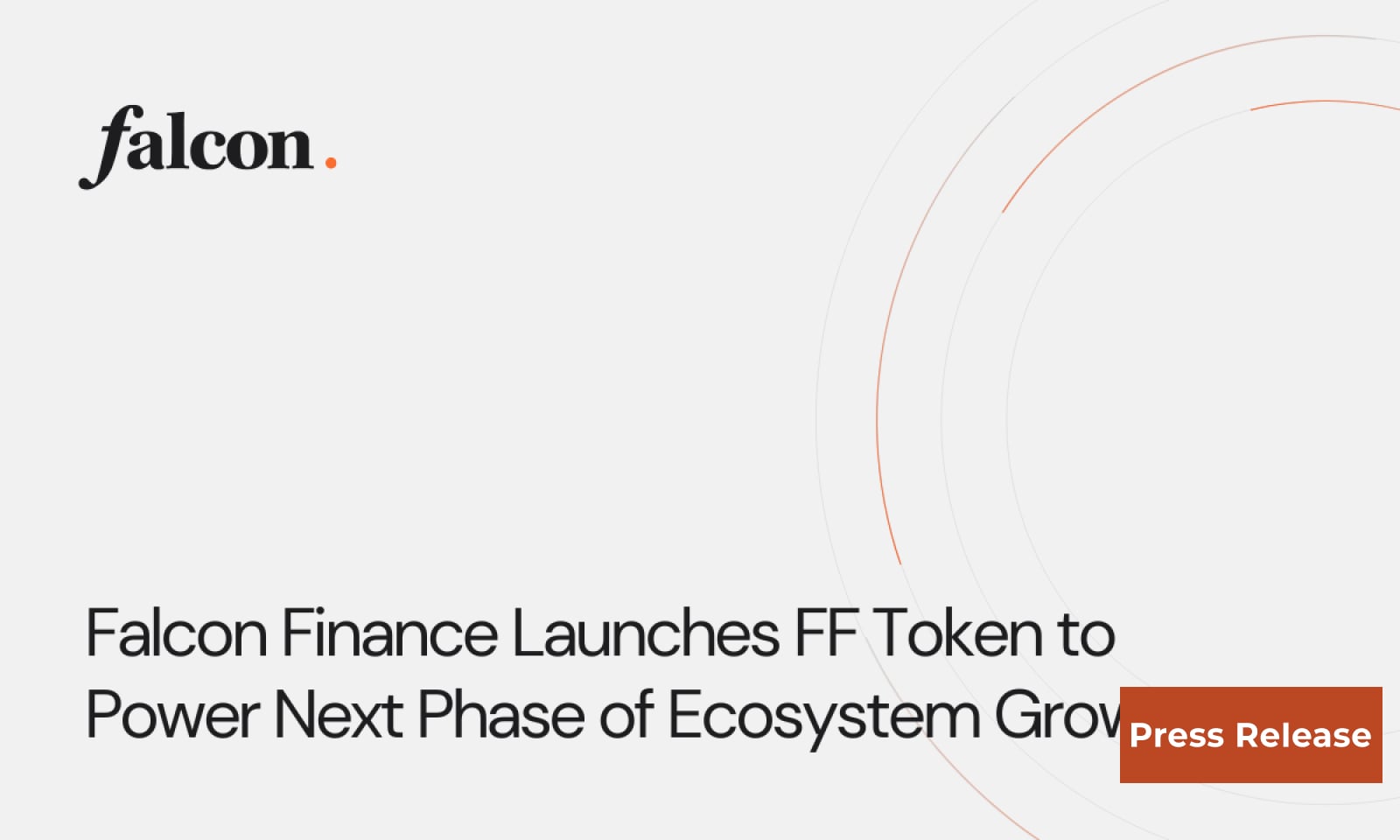Falcon Finance Launches FF Token to Power Next Phase of Ecosystem Growth