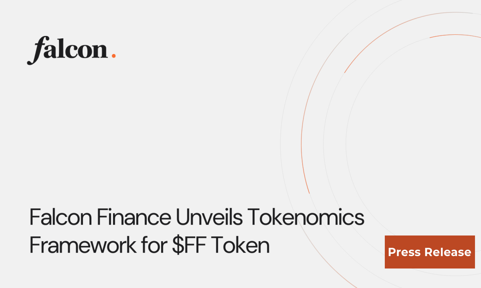 Falcon Finance Unveils Tokenomics Framework for $FF Token