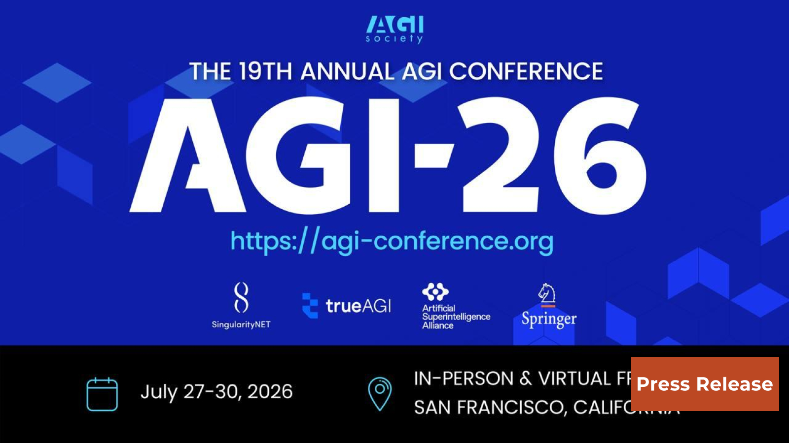 AGI Society Announces 19th Annual Summit on Human-Level Artificial ...
